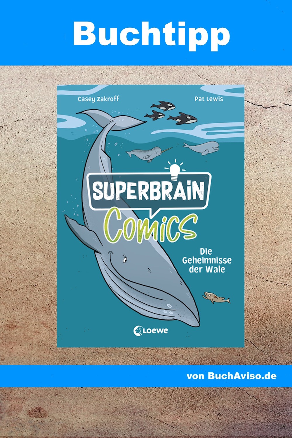 Buchrezension | Superbrain-Comics – Die Geheimnisse der Wale